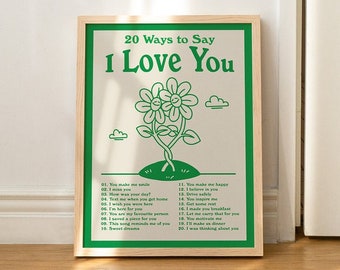 Cute Green Poster - Etsy