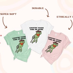 Cowboy Frog Tshirt, Funny Western Froggy Shirt, Cottagecore Froggy Tee ...