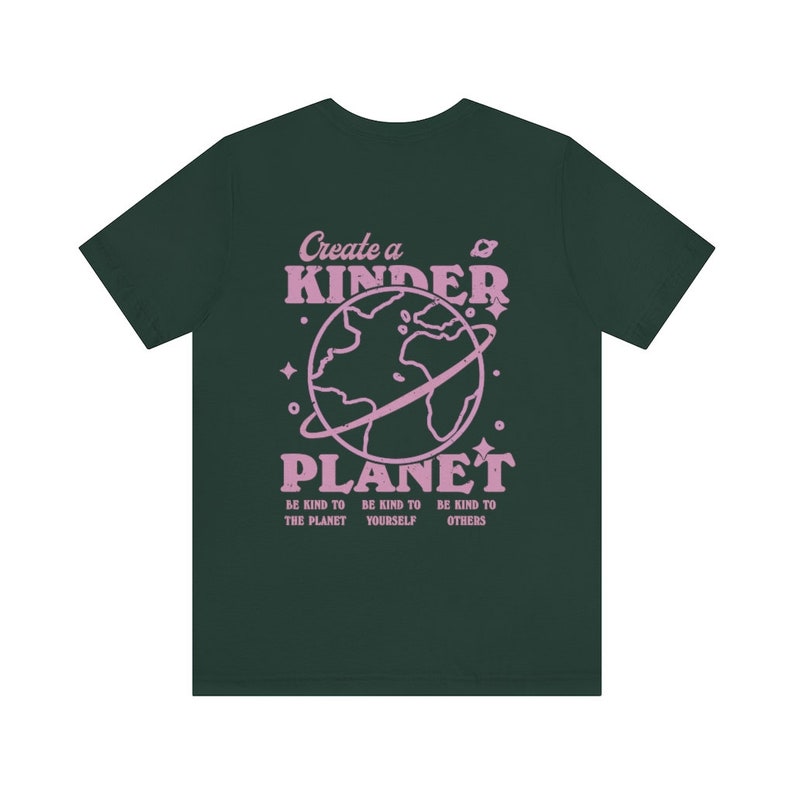 Tshirt Create a Kinder Planet Aesthetic T Shirt, Graphic Tee, Tumblr ...