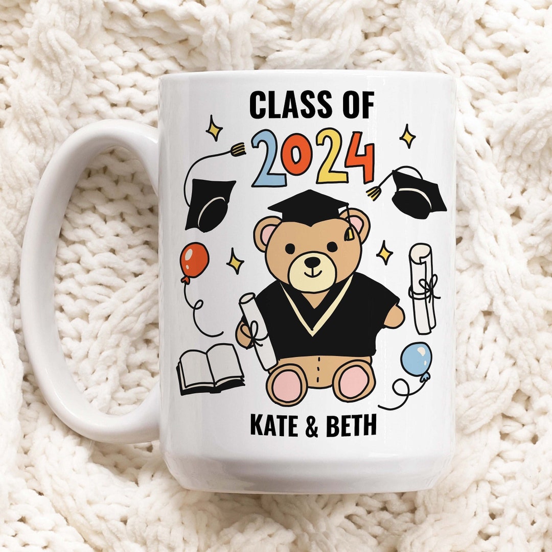 Personalized Graduation Gifts 2024, Class of 2024, Cute Custom Name Mug ...