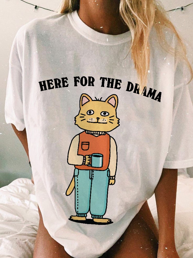 Funny Graphic Tee Cat Meme T Shirt Punny Unisex Tee - Etsy