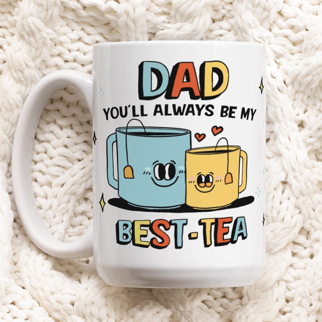 Custom Dad Mug, Personalized Gift for Dad, Ceramic Coffee Cup, Daddy ...