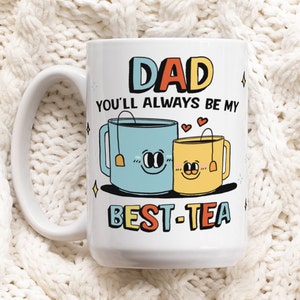 Custom Dad Mug, Personalized Gift for Dad, Ceramic Coffee Cup, Daddy ...