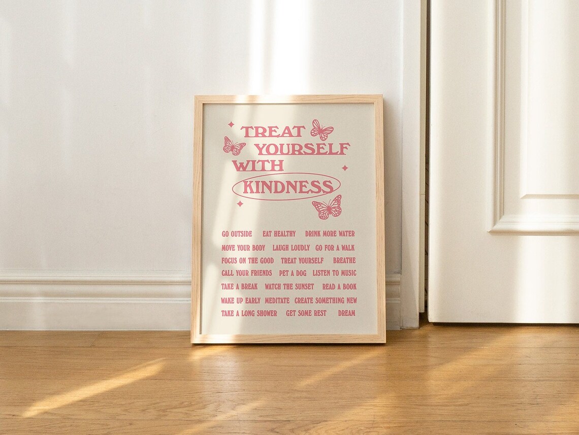 Affirmations Wall Print, Aesthetic Poster, Positive Affirmations ...