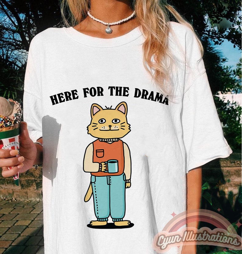Funny Graphic Tee Cat Meme T Shirt Punny Unisex Tee - Etsy
