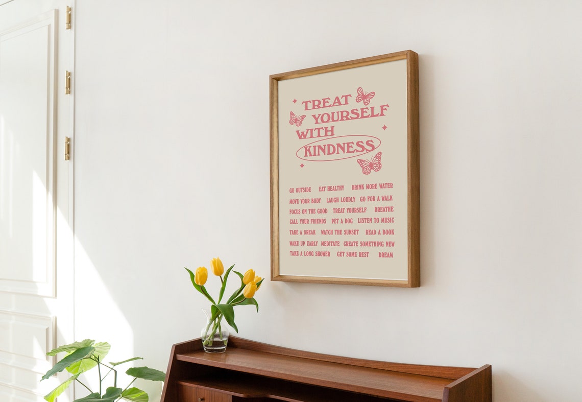 Affirmations Wall Print, Aesthetic Poster, Positive Affirmations ...