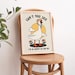 FRAMED Cottagecore Goose Wall Print, Happy Quote, Cute Kids Classroom ...