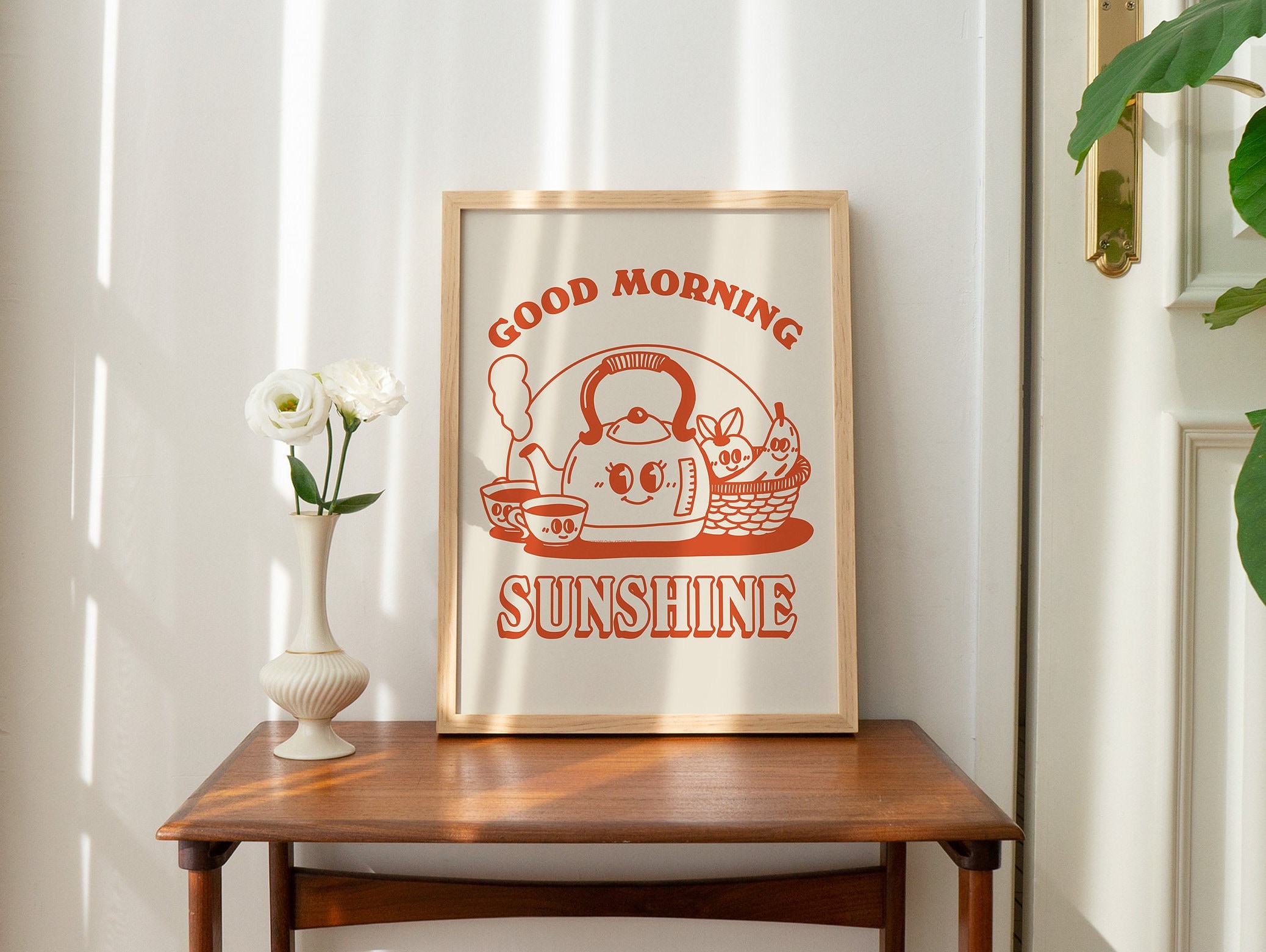 Cute Kitchen Wall Print Digital Download Print Retro Food - Etsy