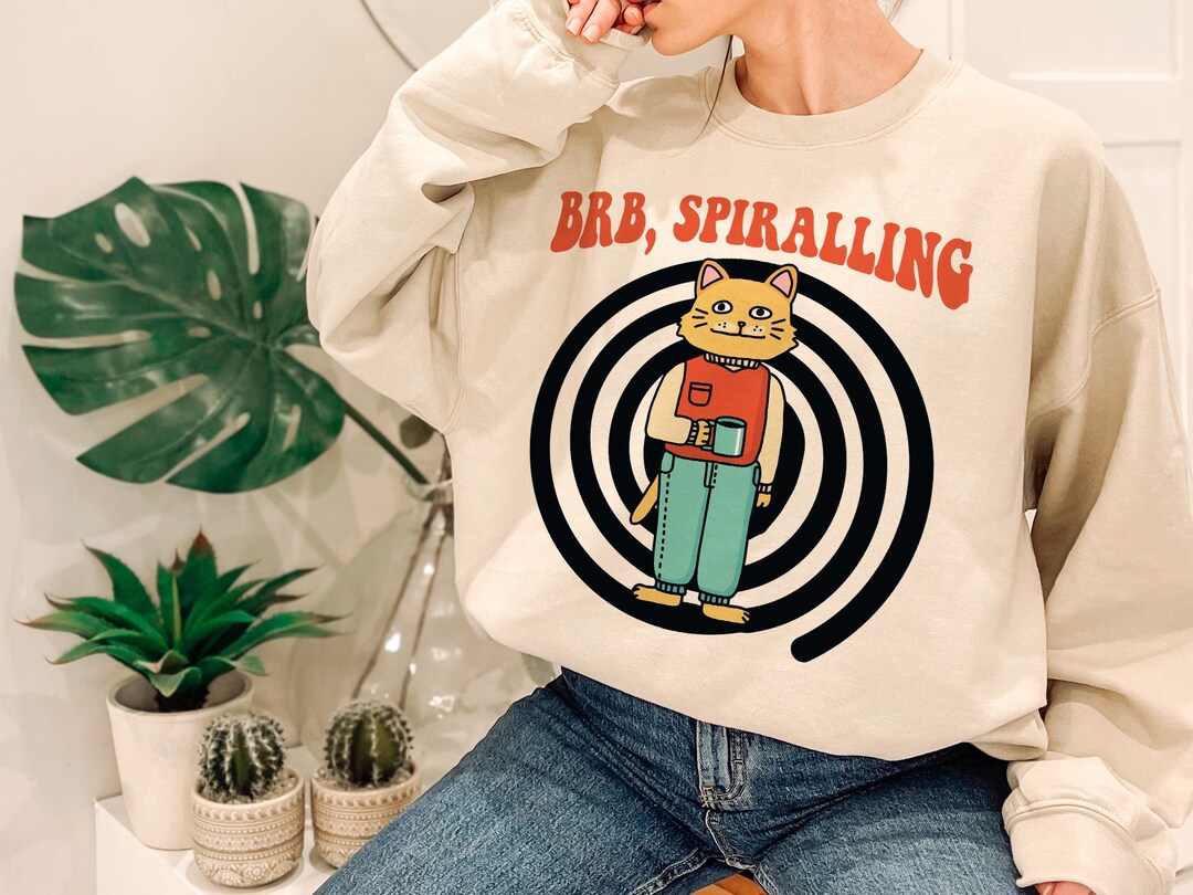 Cat Meme Graphic Sweatshirt, Funny Cat Sweater, Punny Jumper, Offensive ...