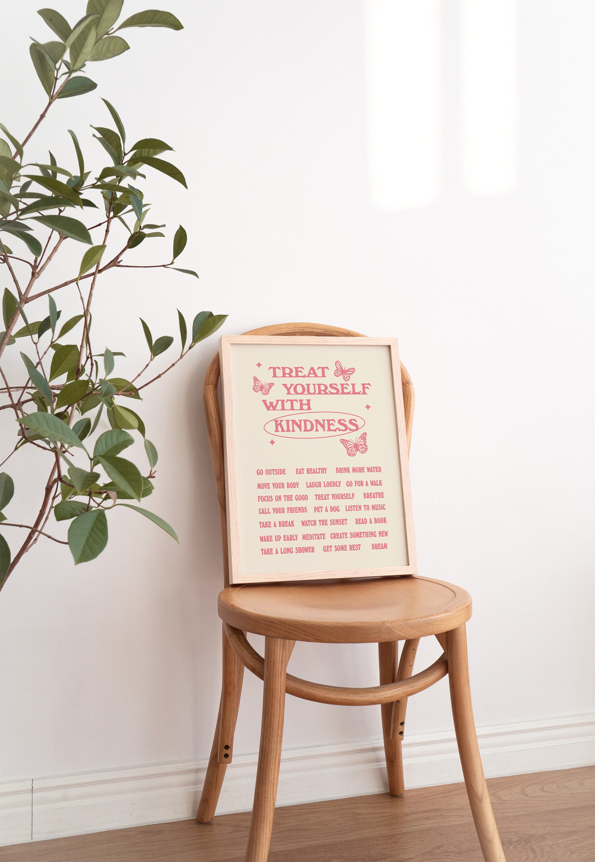 Affirmations Wall Print Aesthetic Poster Positive - Etsy