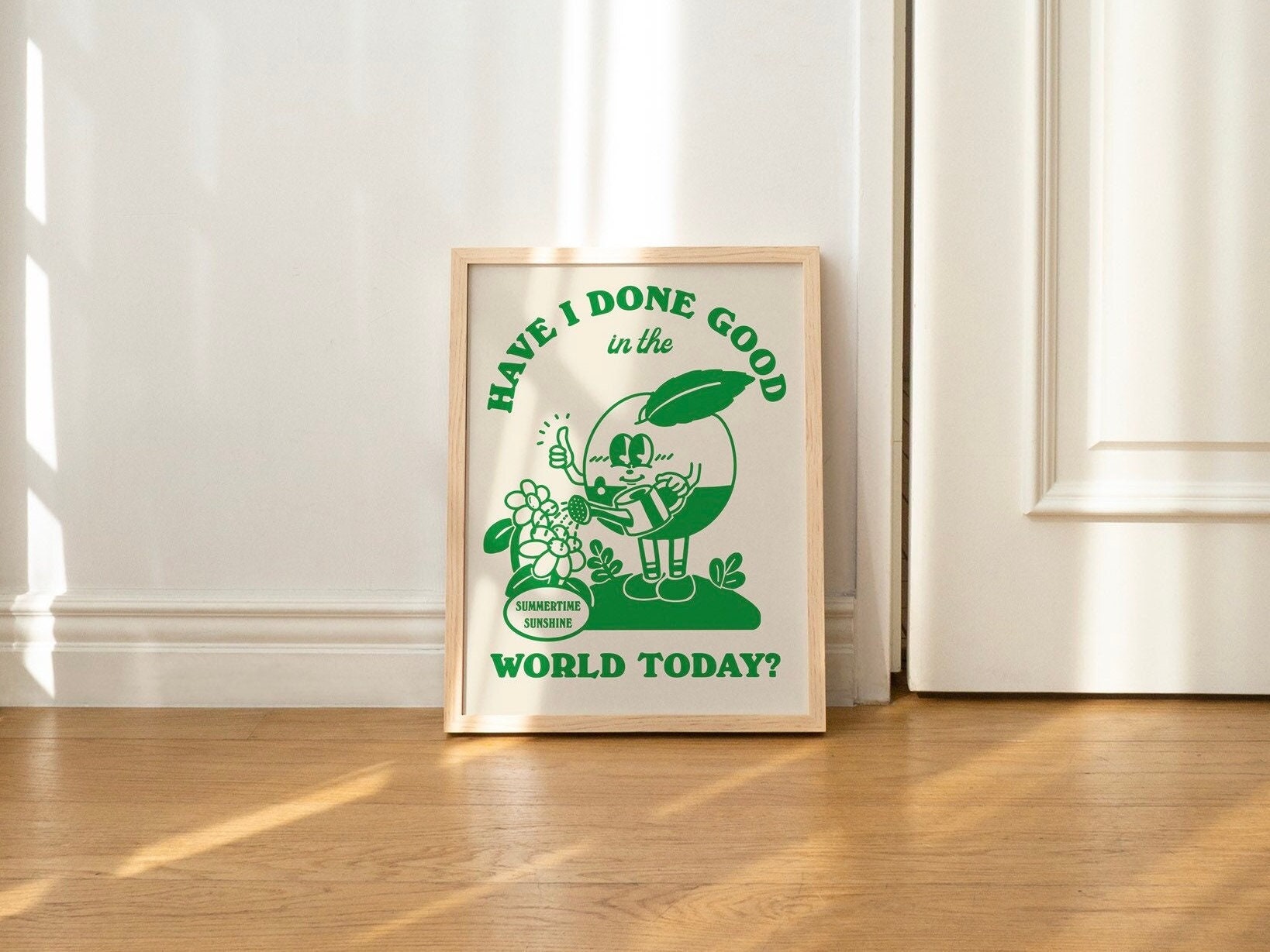 Retro Quote Art Print Vintage Illustration Poster Trendy 70s - Etsy