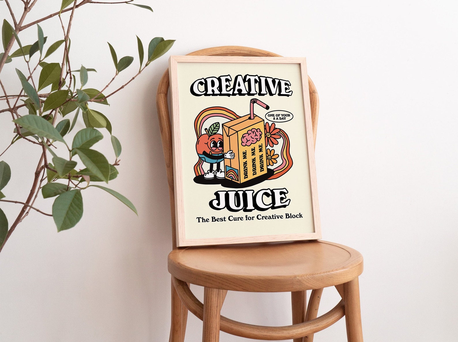 Creative Juice Wall Print Cute Quote Digital Download Print - Etsy