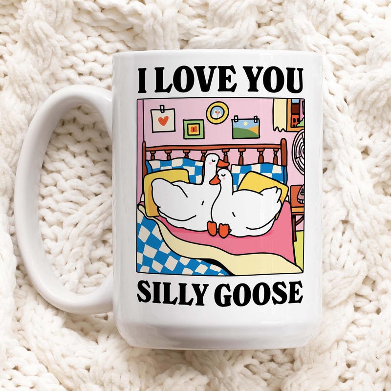 Goose Valentine Mug - Etsy