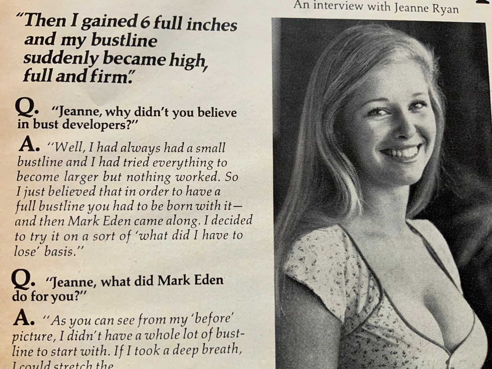 Vintage Mark Eden Bust Developer and Bustline Contouring Course Vintage ...