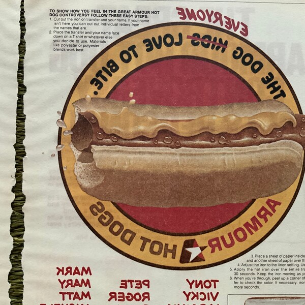 Hot Dog Retro Design - Etsy