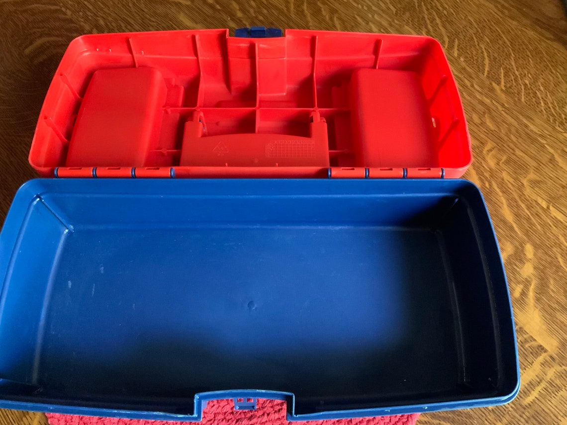 Vintage Plastic Bait Box Brand Tackle Box Missing Part of - Etsy
