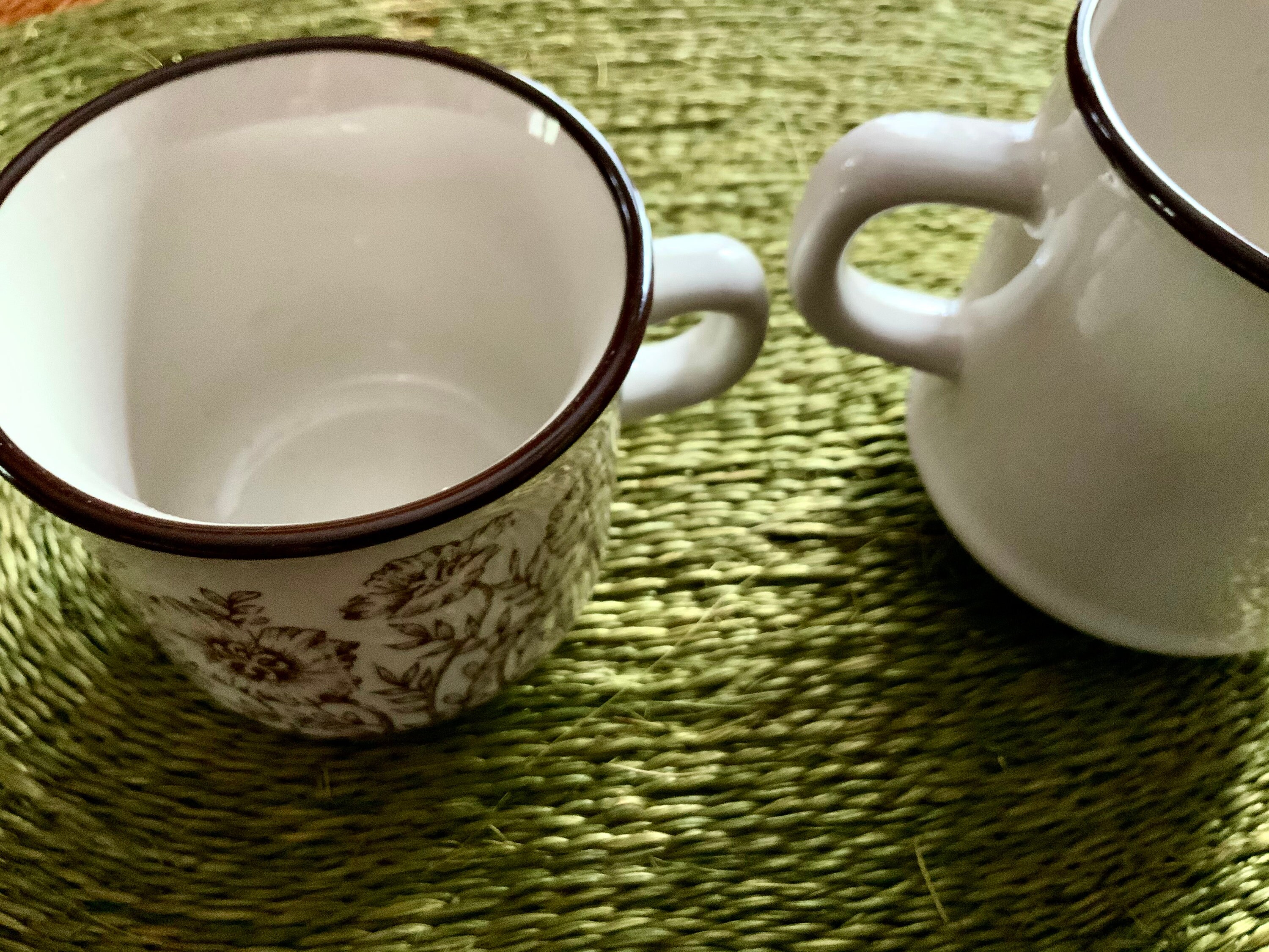 Vintage Stoneware Cup and Creamer Pair Ohio China /company of - Etsy