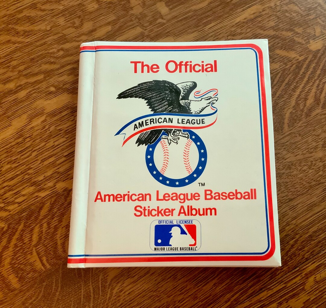The Official American League Baseball Sticker Album 1983 Imperial Toy ...