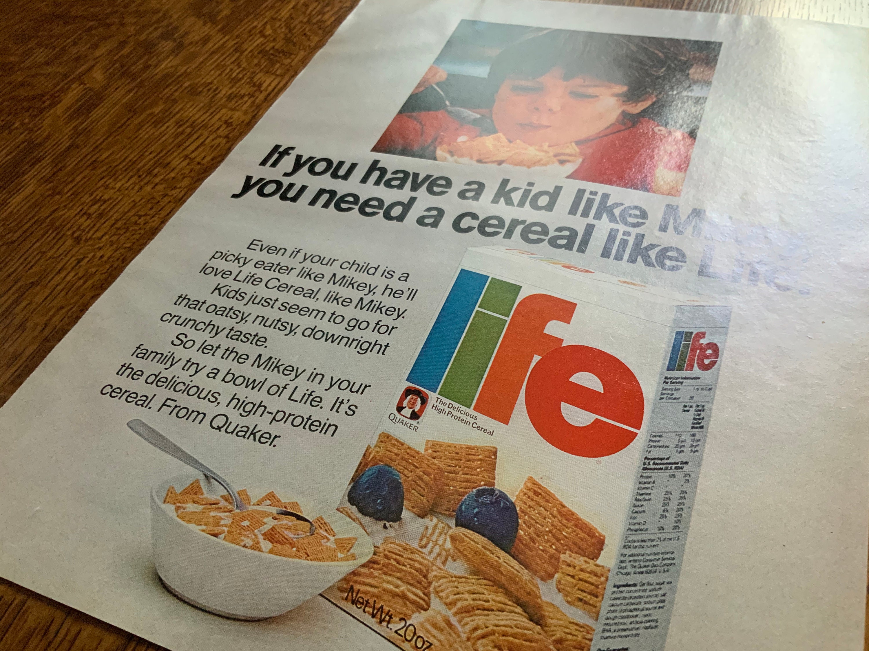 Life Cereal Mikey Now