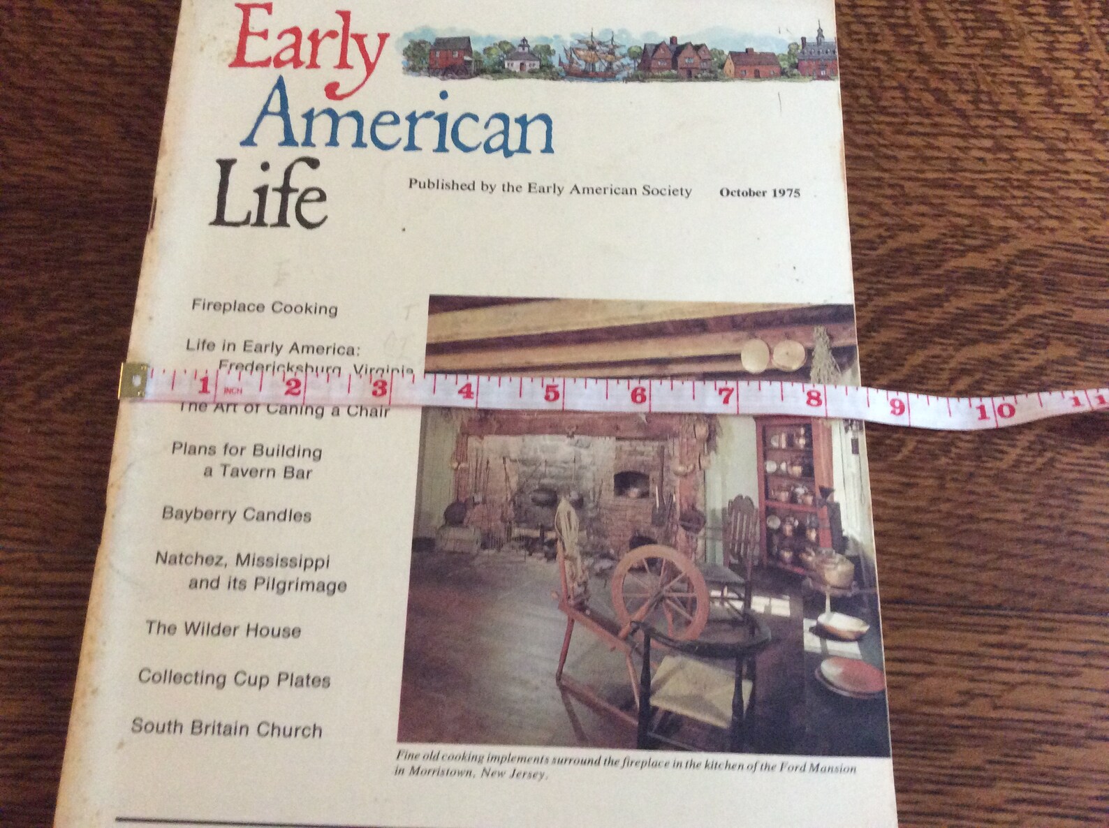 Early American Life Vintage Magazine Oct. 1975 Historical Crafts ...