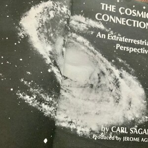 The Cosmic Connection by Carl Sagan 1975 Shabby Paperback With - Etsy