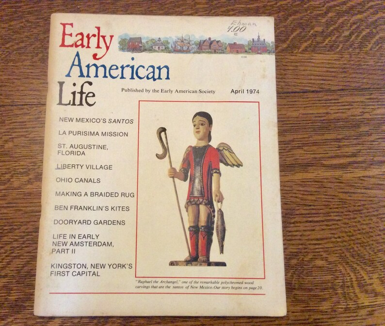 Early American Life Vintage Magazine April 1974 // Retro - Etsy