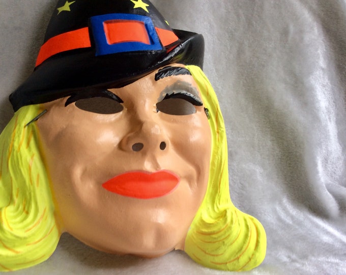 Ben Cooper Mask - Bewitched Mask From the 1960s // Vintage Halloween - Etsy