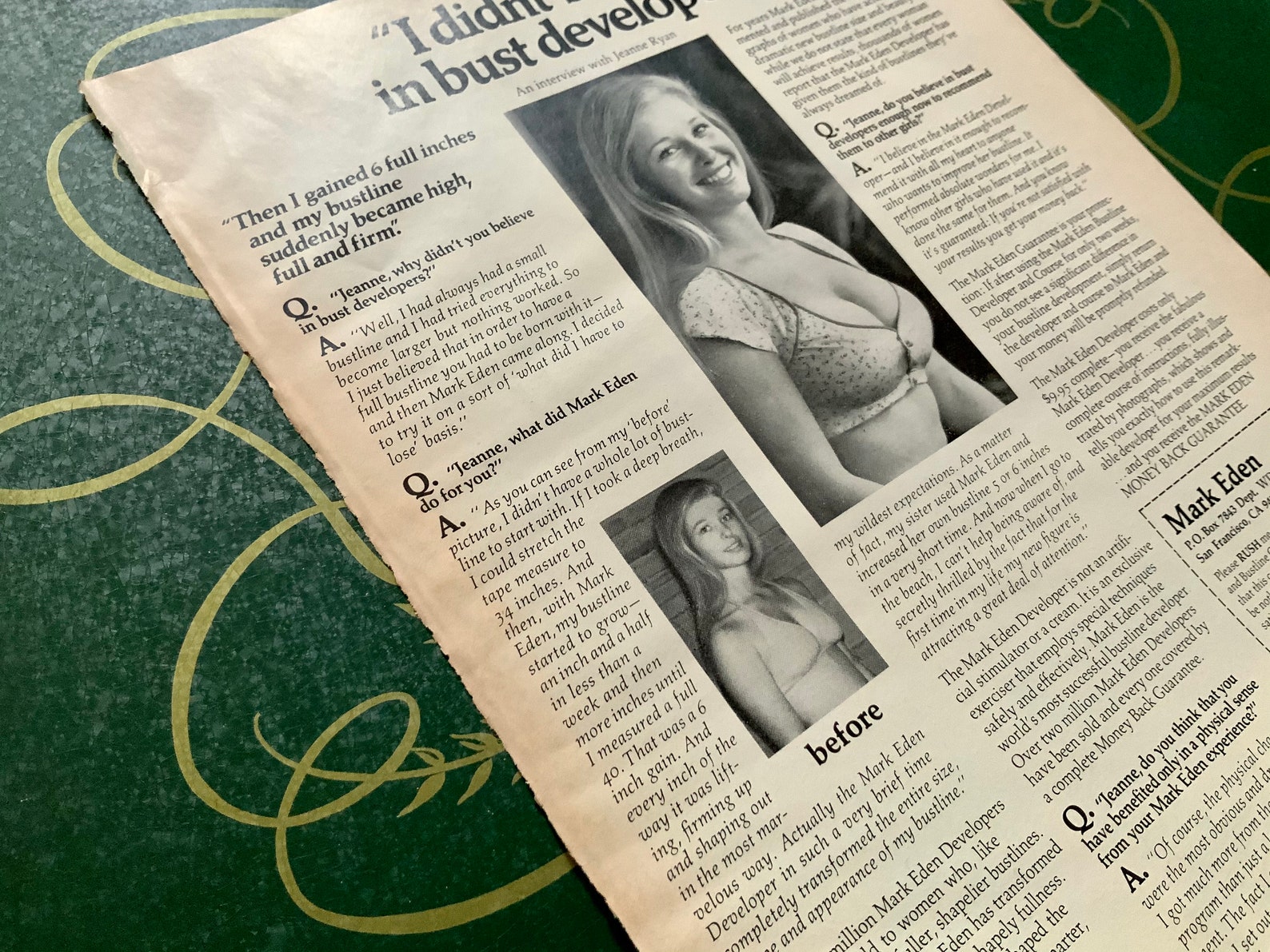 Vintage Mark Eden Bust Developer and Bustline Contouring Course Vintage ...