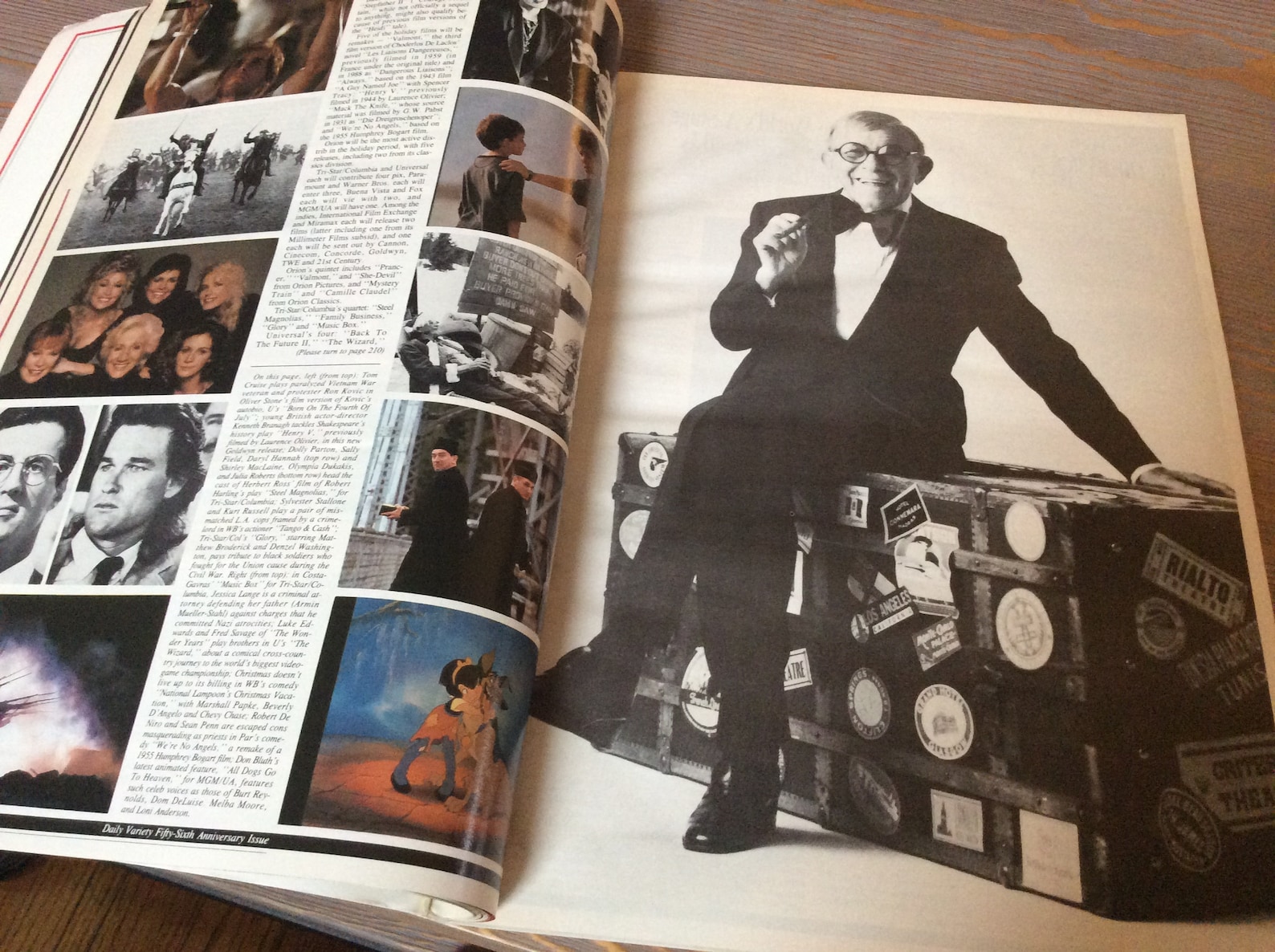 Variety Daily Magazine 56th Anniversary Issue Oct. 31 , 1989 Arsenio ...