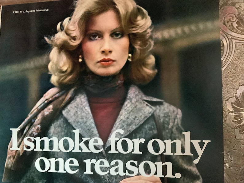 Vintage 1975 Winston Cigarette Advertisement I Smoke for Only One ...