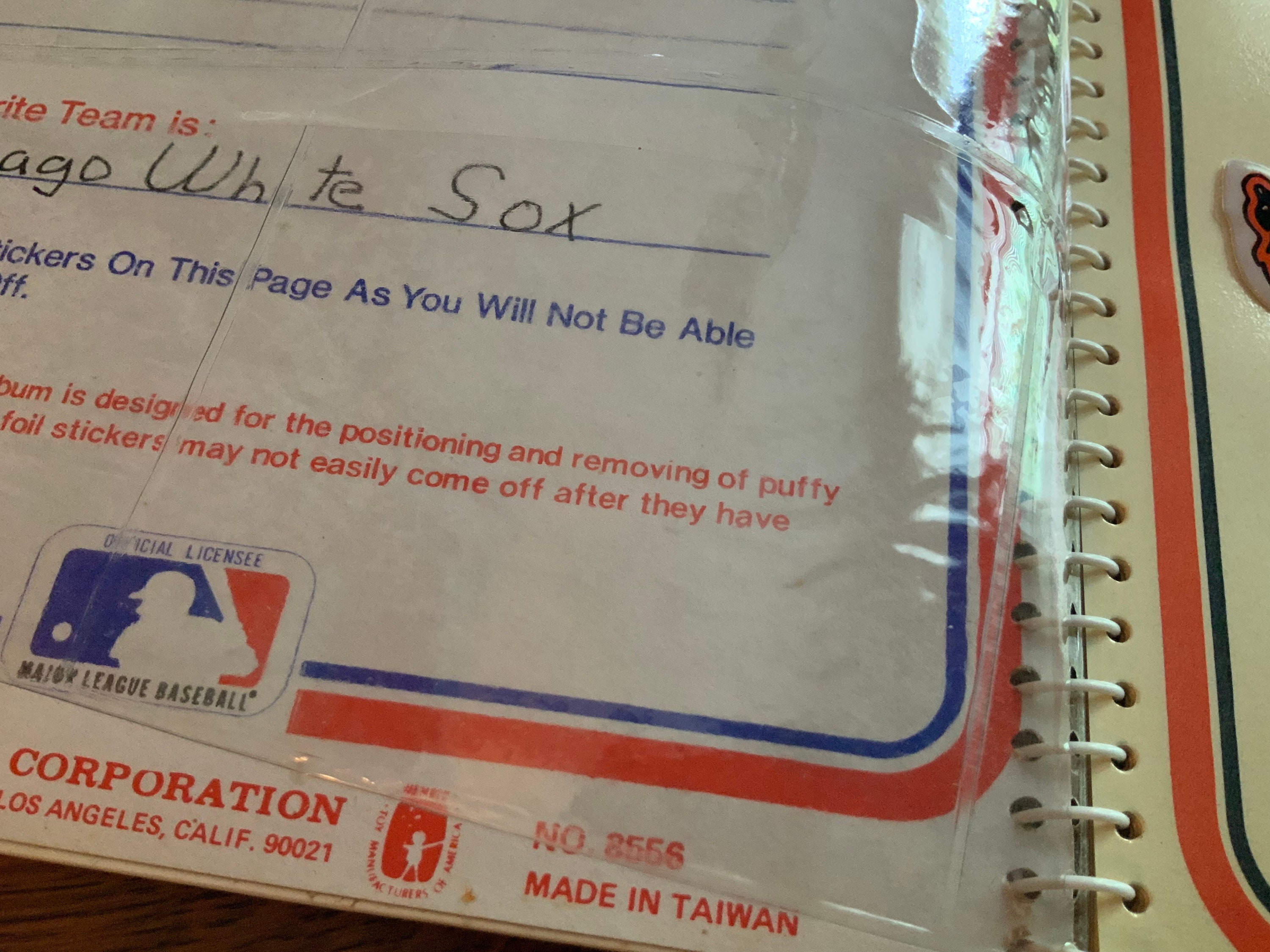 The Official American League Baseball Sticker Album 1983 Imperial Toy ...