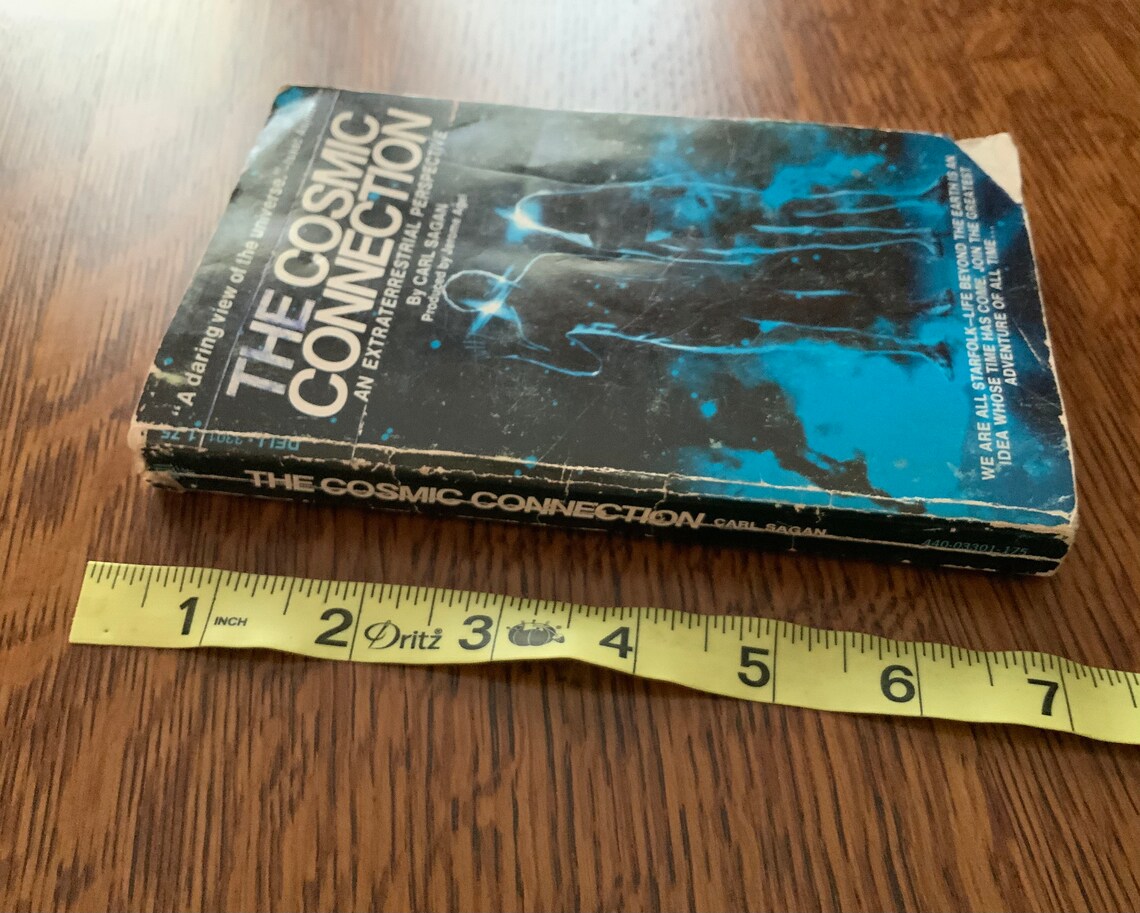 The Cosmic Connection by Carl Sagan 1975 Shabby Paperback With - Etsy
