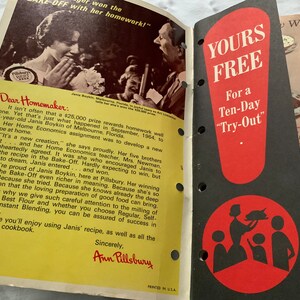 Vintage 1965 Pamphlet Cookbook 100 New Bake-off Recipes From Pillsburys ...