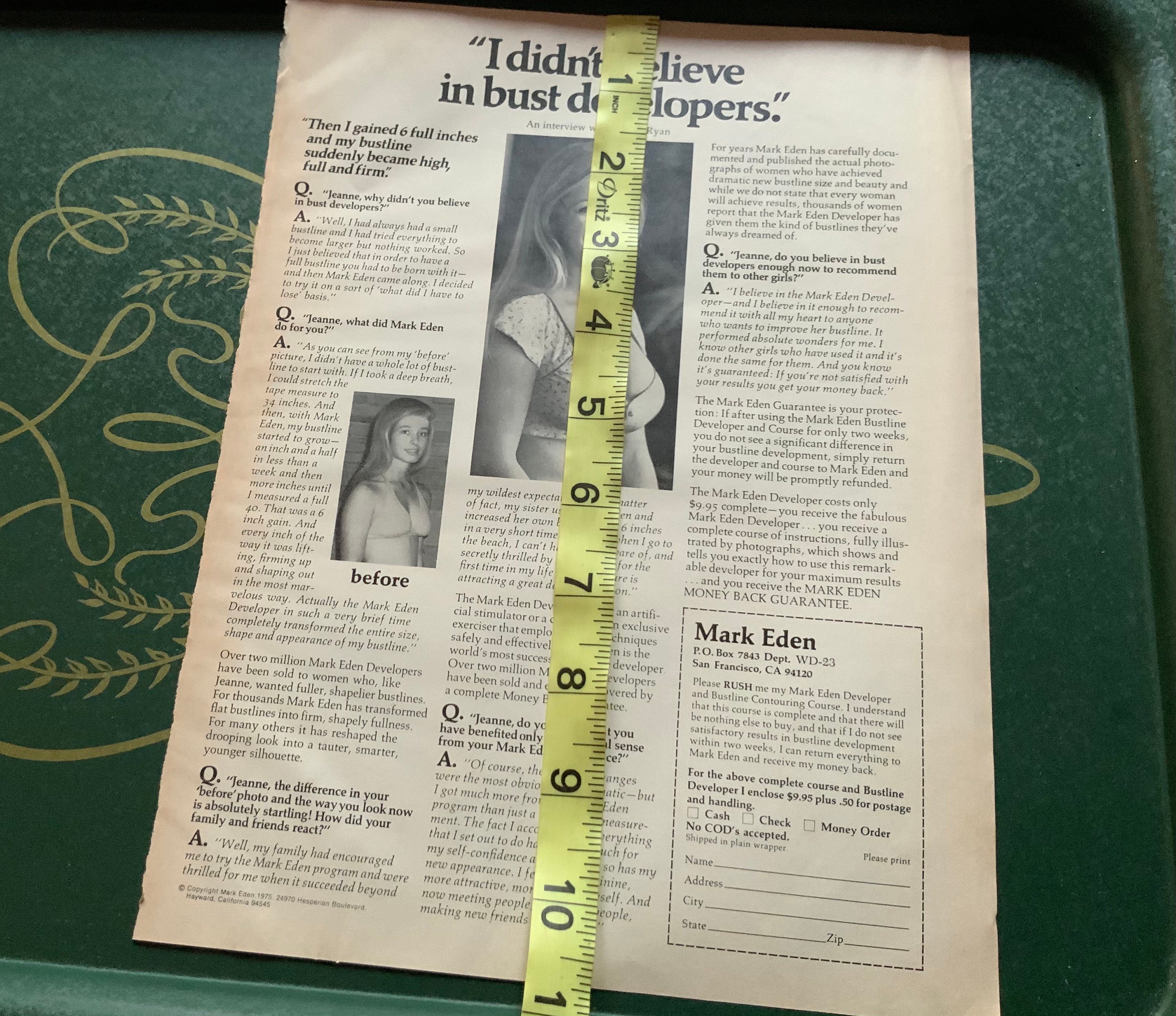 Vintage Mark Eden Bust Developer and Bustline Contouring Course Vintage ...