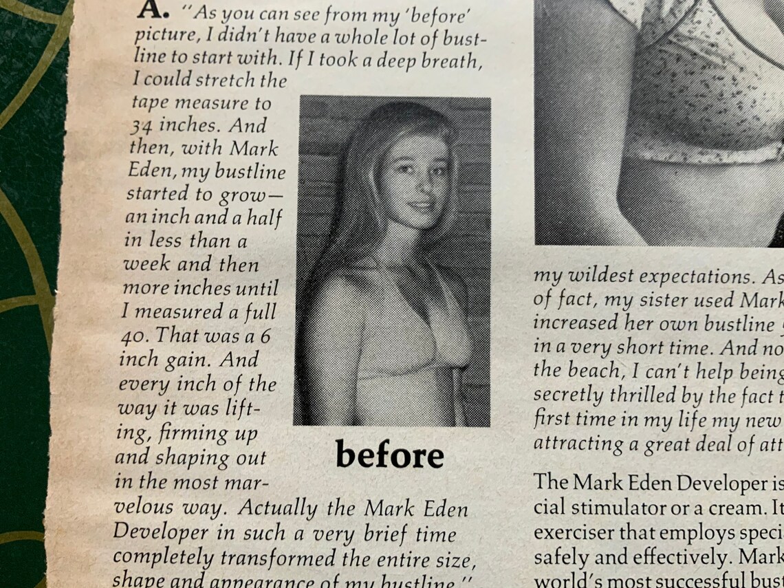 Vintage Mark Eden Bust Developer and Bustline Contouring Course Vintage ...