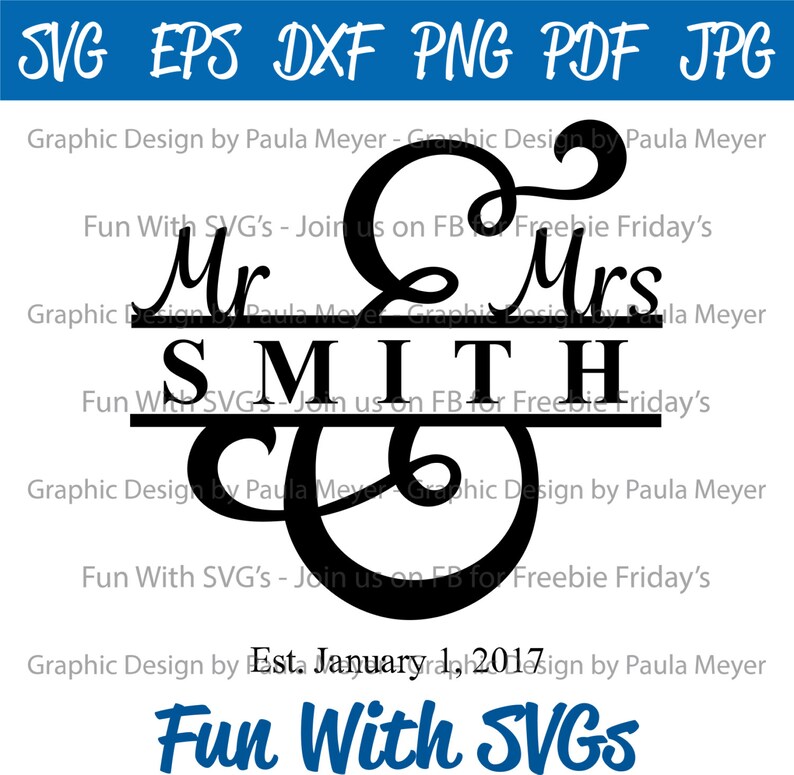Split Monogram Svgs Love SVG Relationship Gifts - Etsy