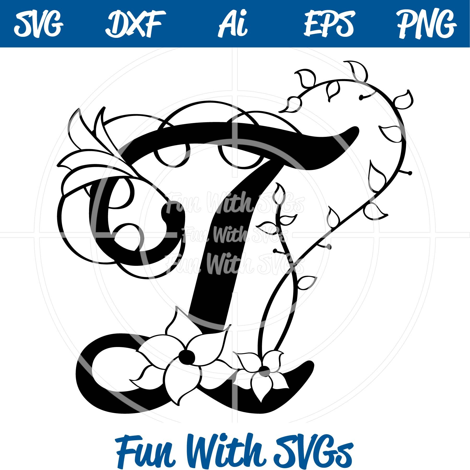 Lettera monogramma, alfabeto monogrammi, monogramma SVG, file in ...