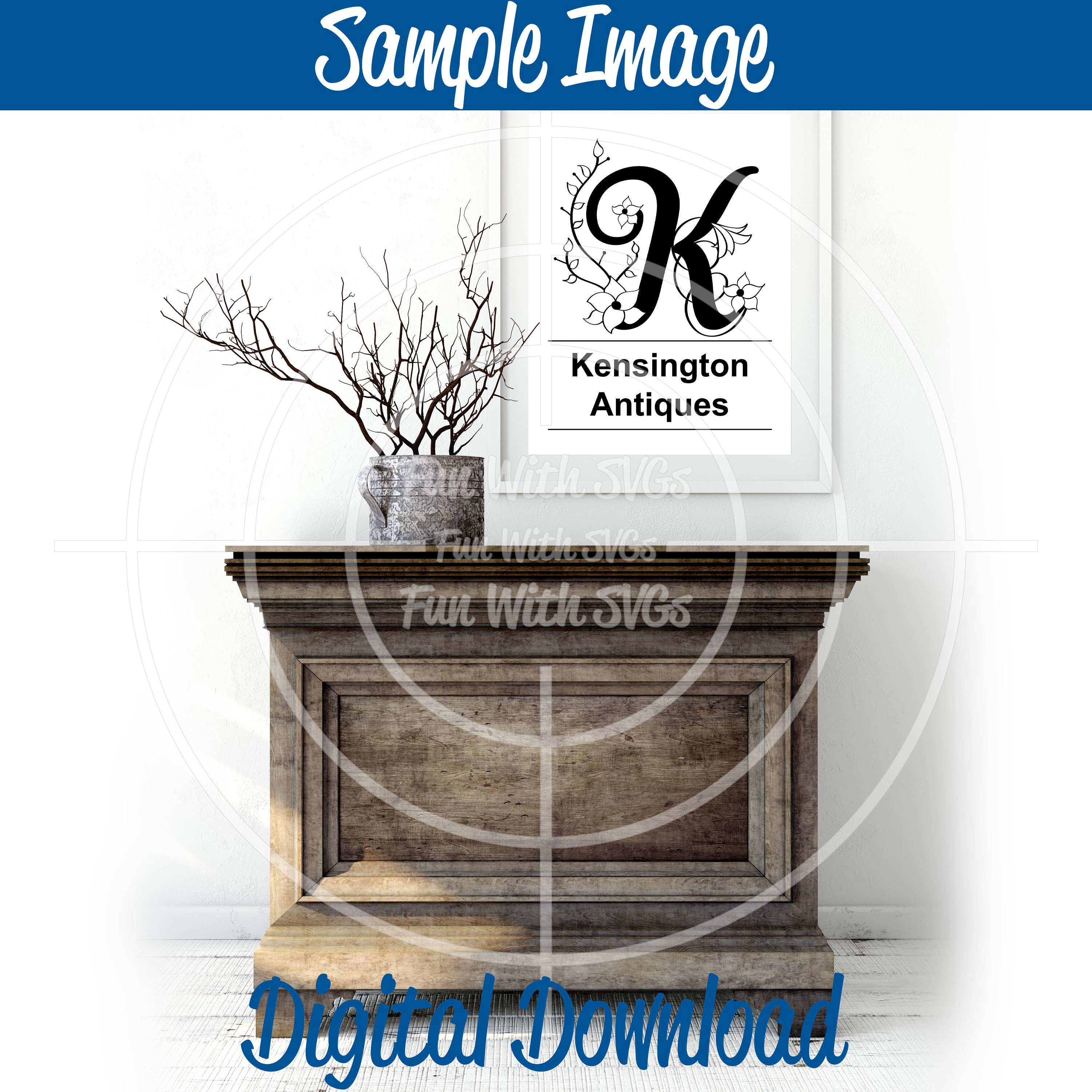 Letter K Monogram Alphabet Monograms Monogram SVG SVG | Etsy