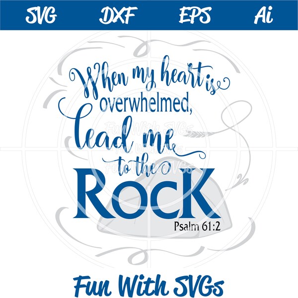 Psalm 61:2 Svg - Etsy