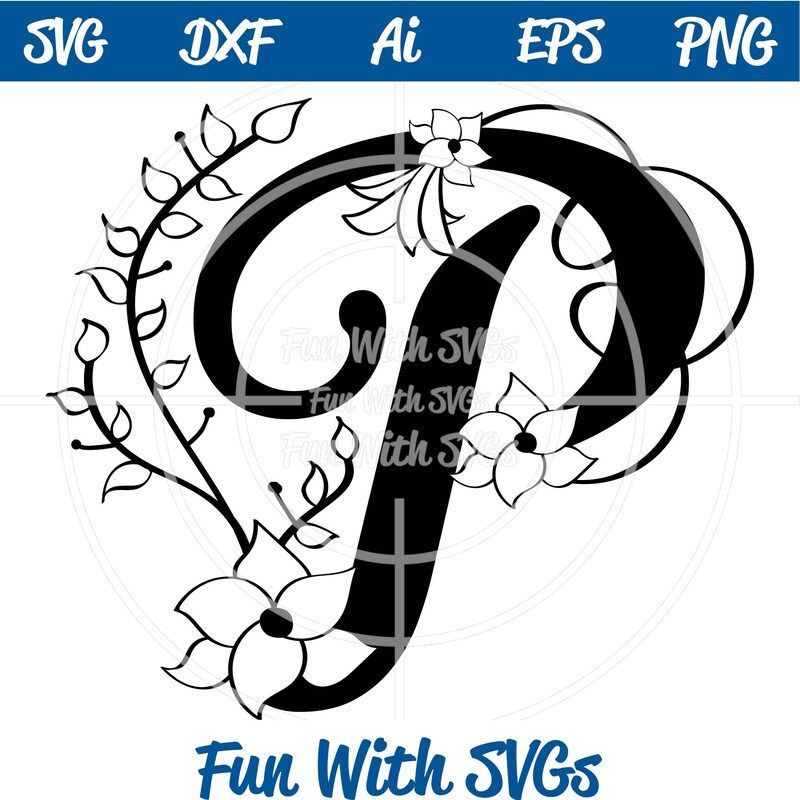 Letter P Svg - Etsy