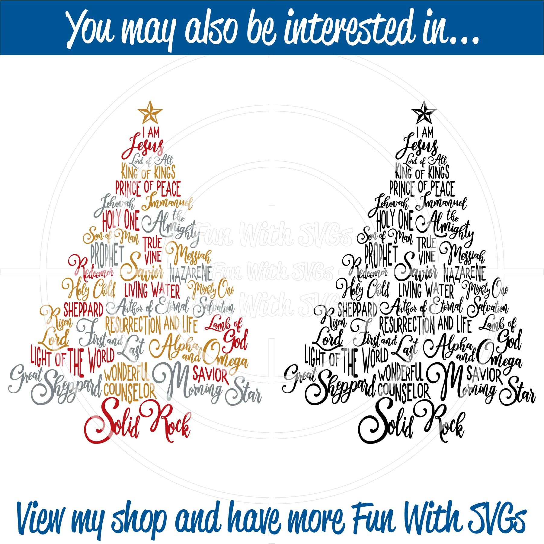 Merry Christmas Snowflake Christmas Tree SVG Cut File for Your - Etsy