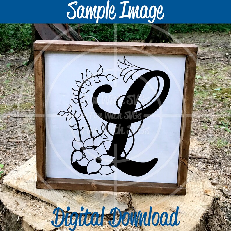 Letter L Monogram Alphabet Monograms Monogram SVG SVG - Etsy