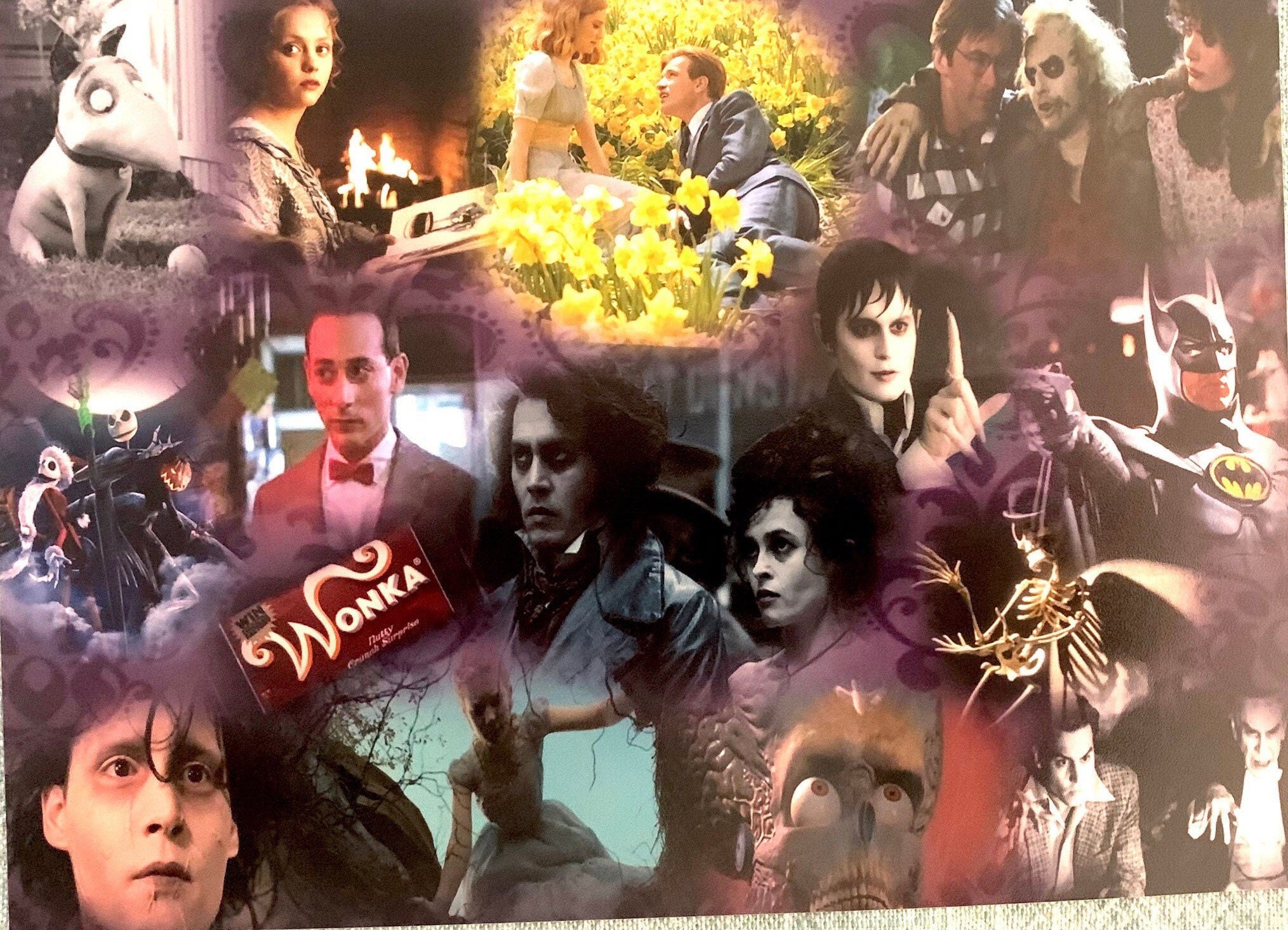 Tim Burton Collage - Etsy