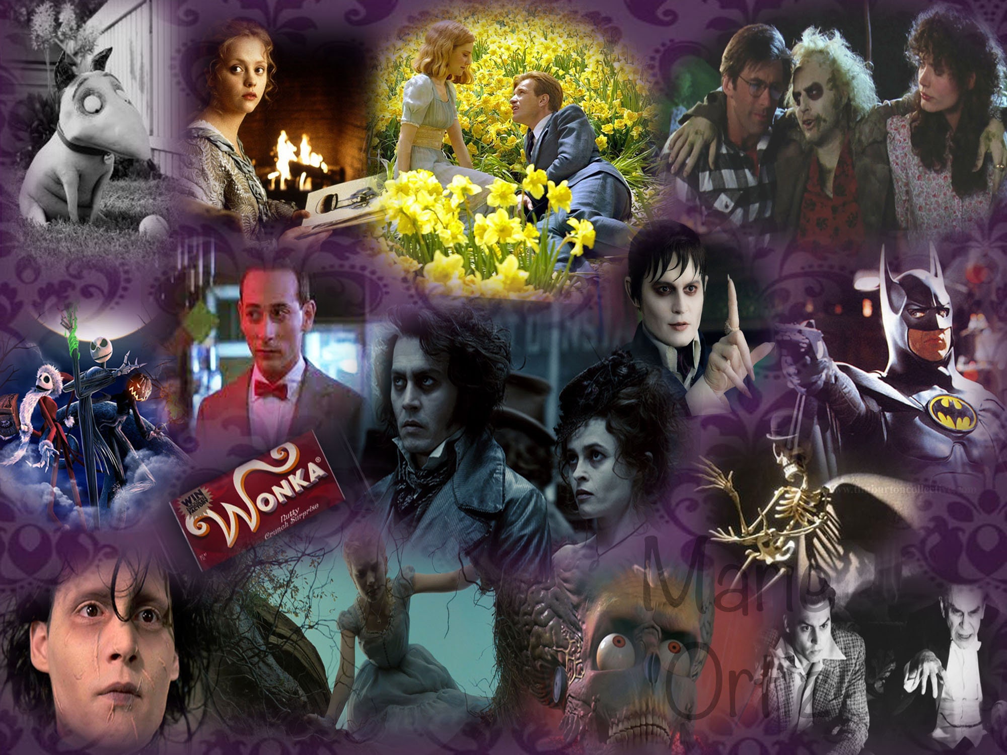 Tim Burton Collage - Etsy