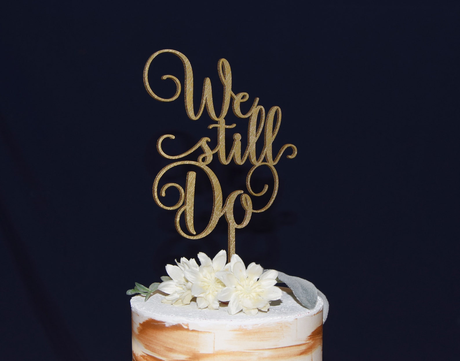 Wedding Cake Topper Anniversary Statement Cake Topper Wood - Etsy