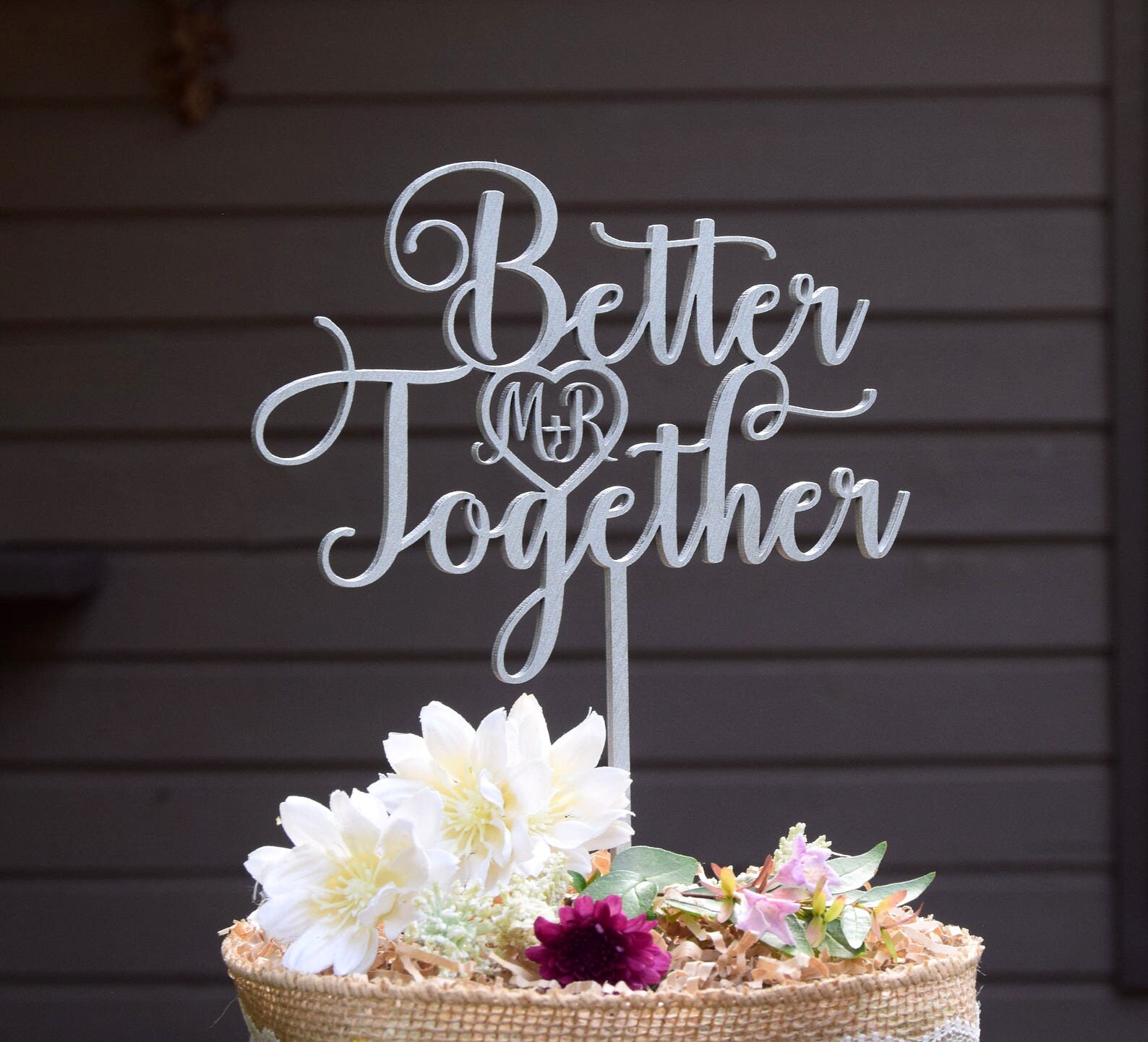 Wedding Cake Topper Better Together Cake Topper Forever - Etsy