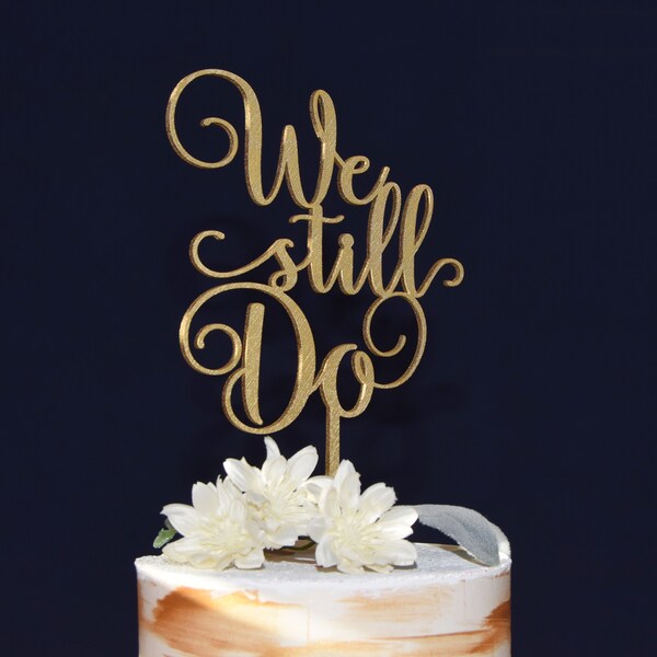 Cake Topper We Do - Etsy