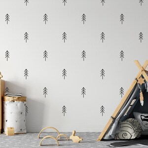 Nordic Tree Pattern - A Woodland Wall Sticker With Scandinavian Style ...
