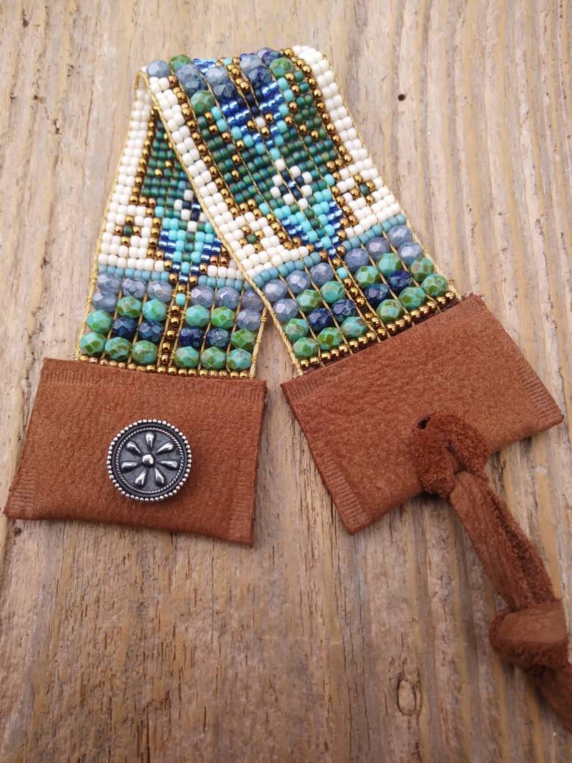 Bead Loom Bracelet Boho Bead Loom Bracelet Bead Woven | Etsy