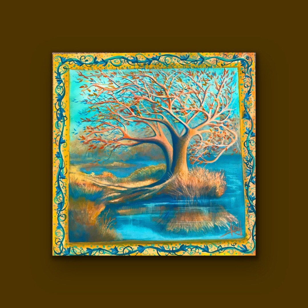 Steampunk Art Tree Acrylic Wrapped Canvas - Etsy